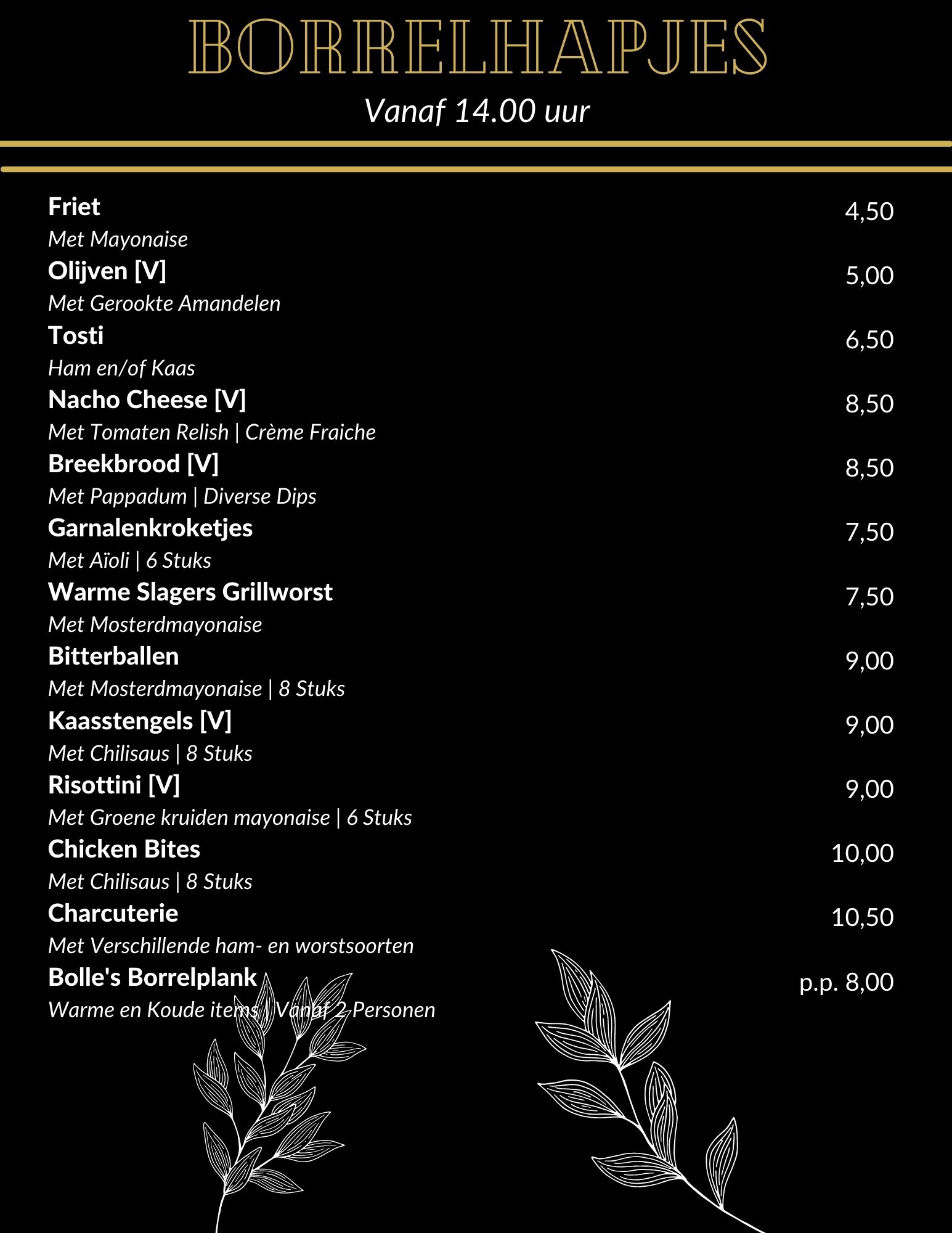 Bekijk de menukaart - Restaurant in Schagen - Snel en makkelijk reserveren.